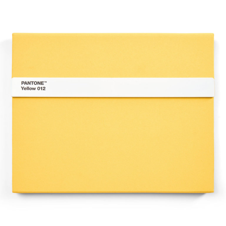 PANTONE NEW NOTEBOOK W/ PENCIL – UNLINED – Yellow 012 C – Copenhagen Design